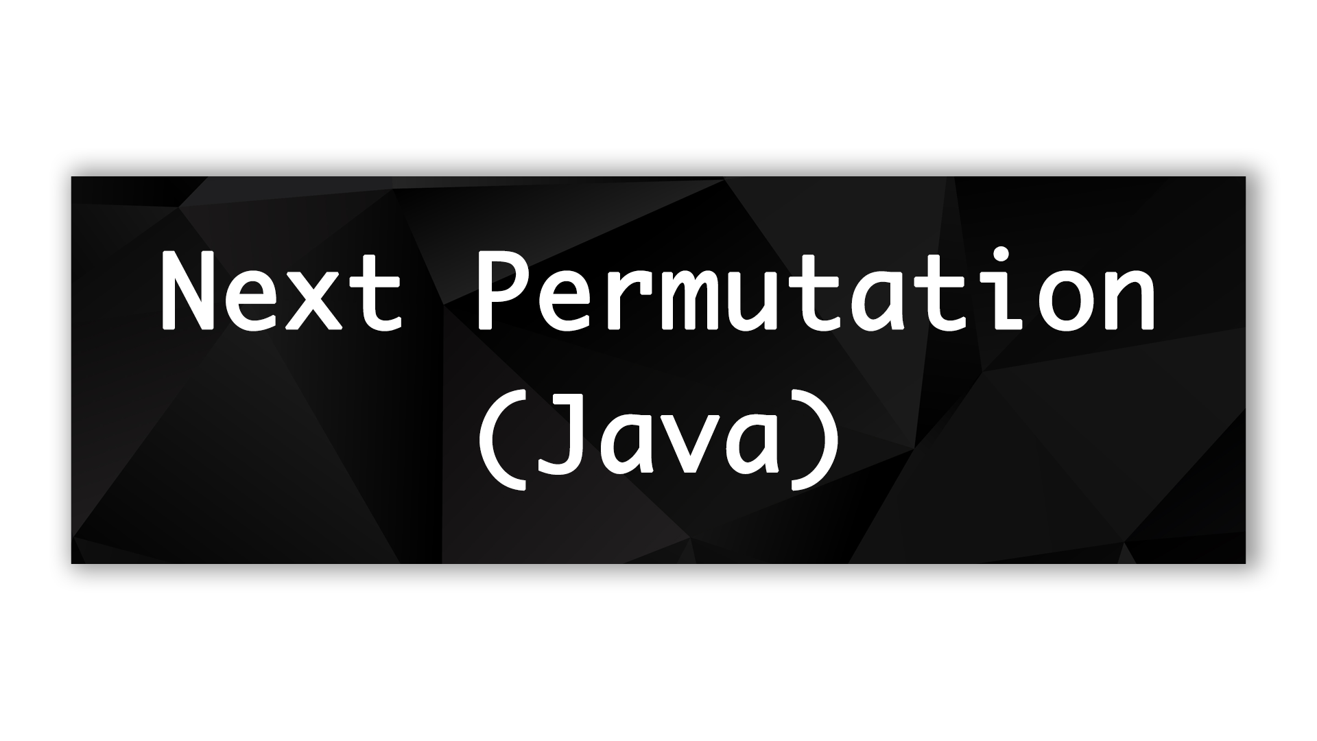 Next Permutation (Java)